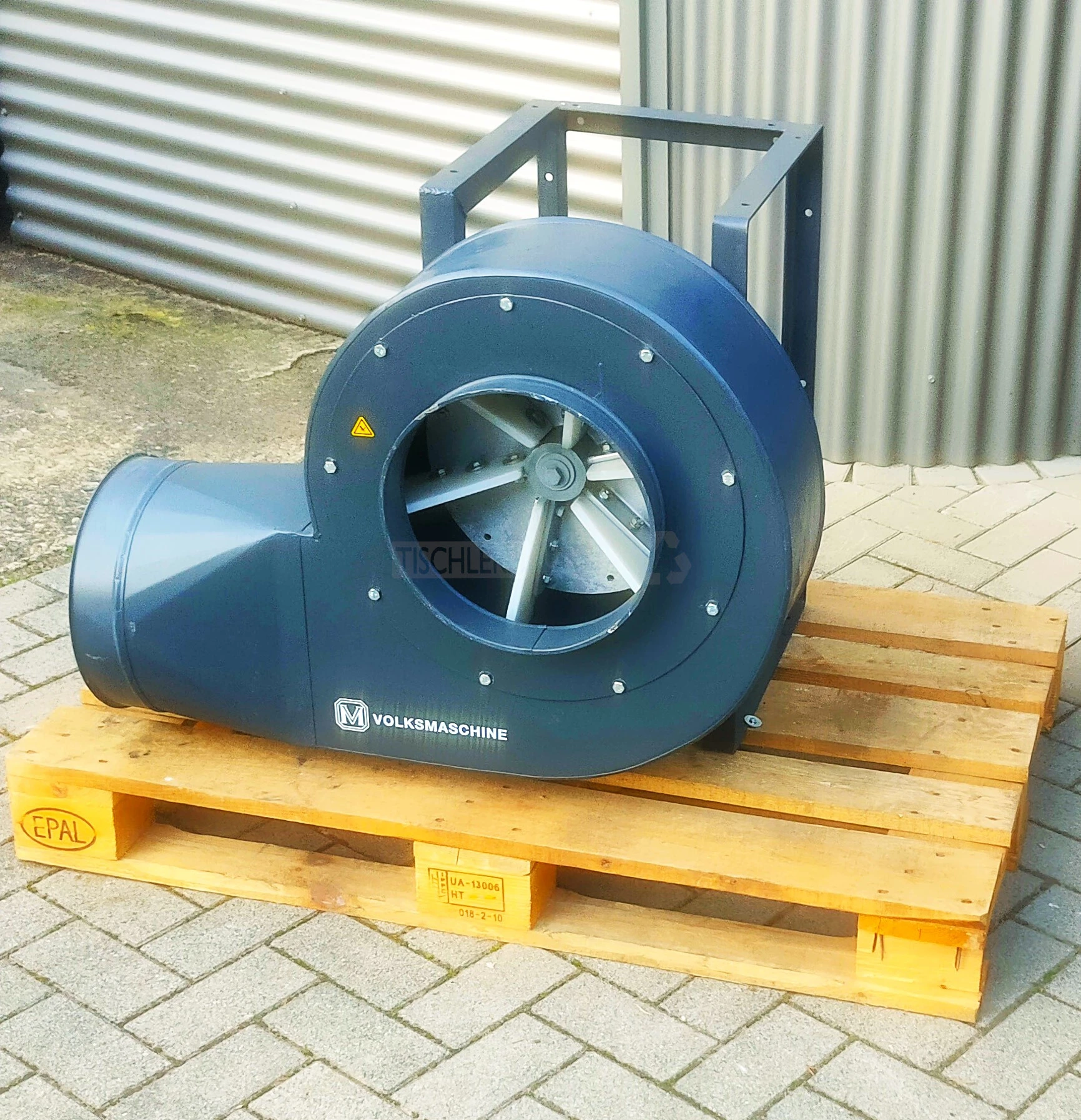 Radialventilator Absaugung Holz Volksmaschine 7.5 KW 4165 ...