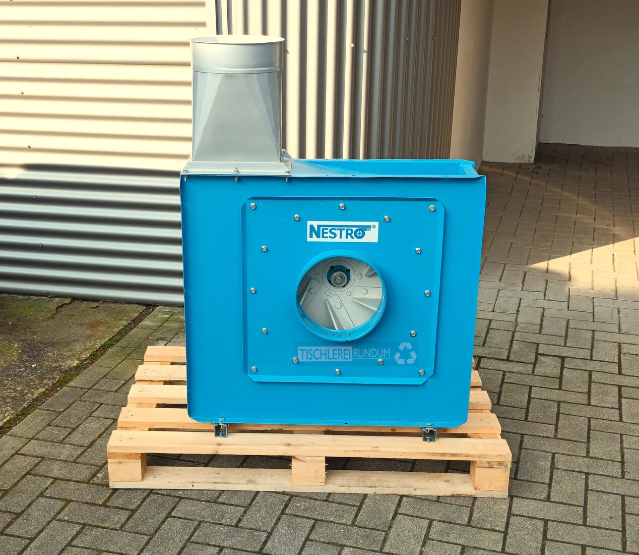 Radialventilator Absaugung Holz 7.5 KW Nestro 4181 - Tischlereirundum ...